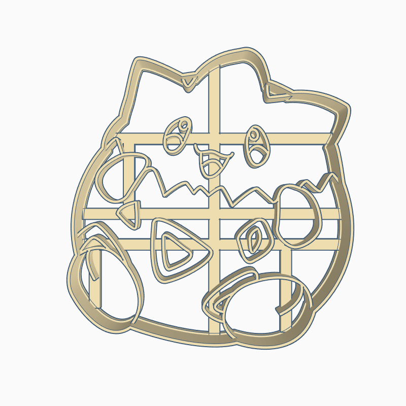 STL file Togepi Cookie Cutter Pokemon Anime Chibi 🍪・3D print object to ...