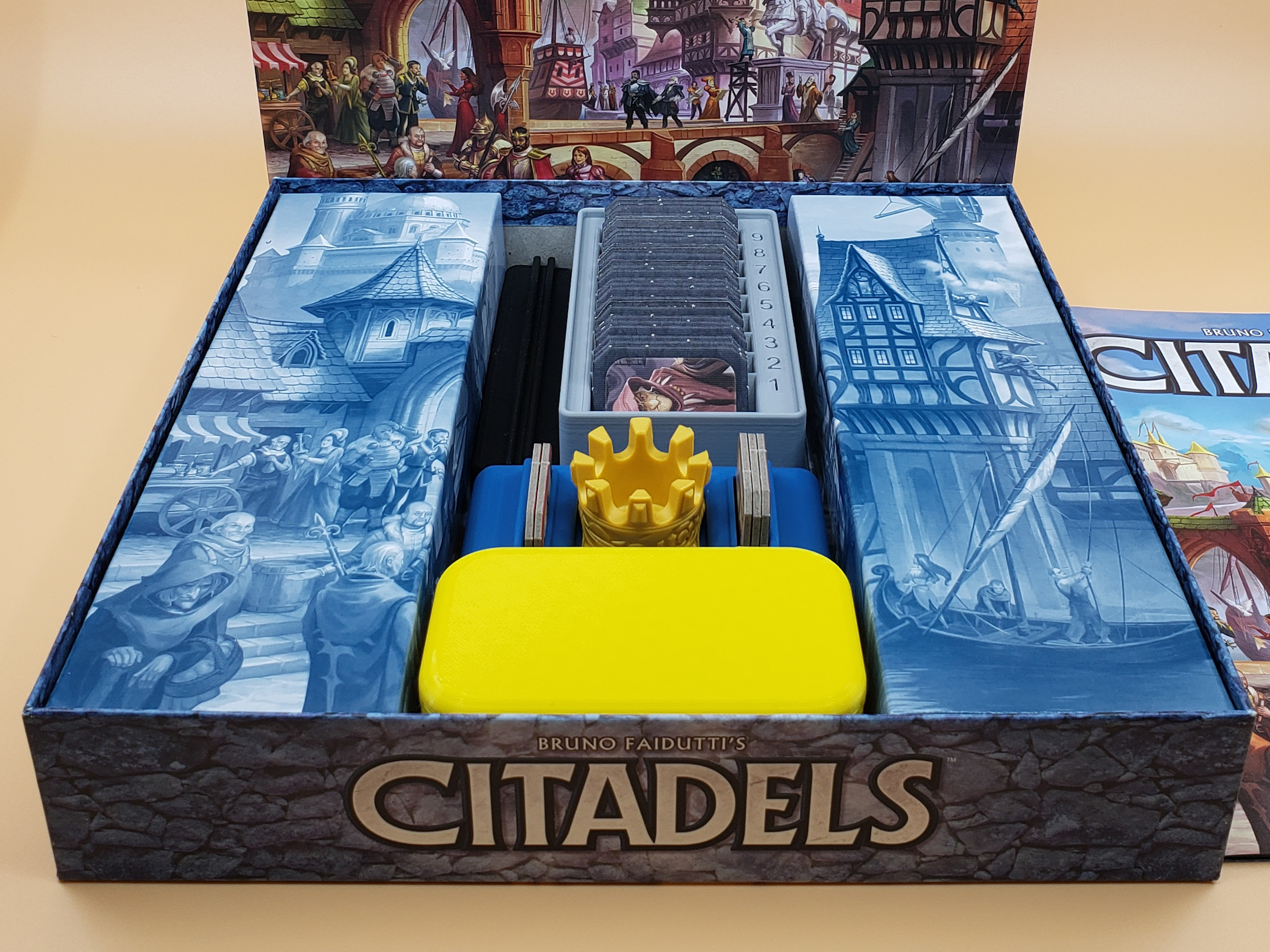 STL file Citadels Game Box Insert Organizer 📦 ・Template to download and ...