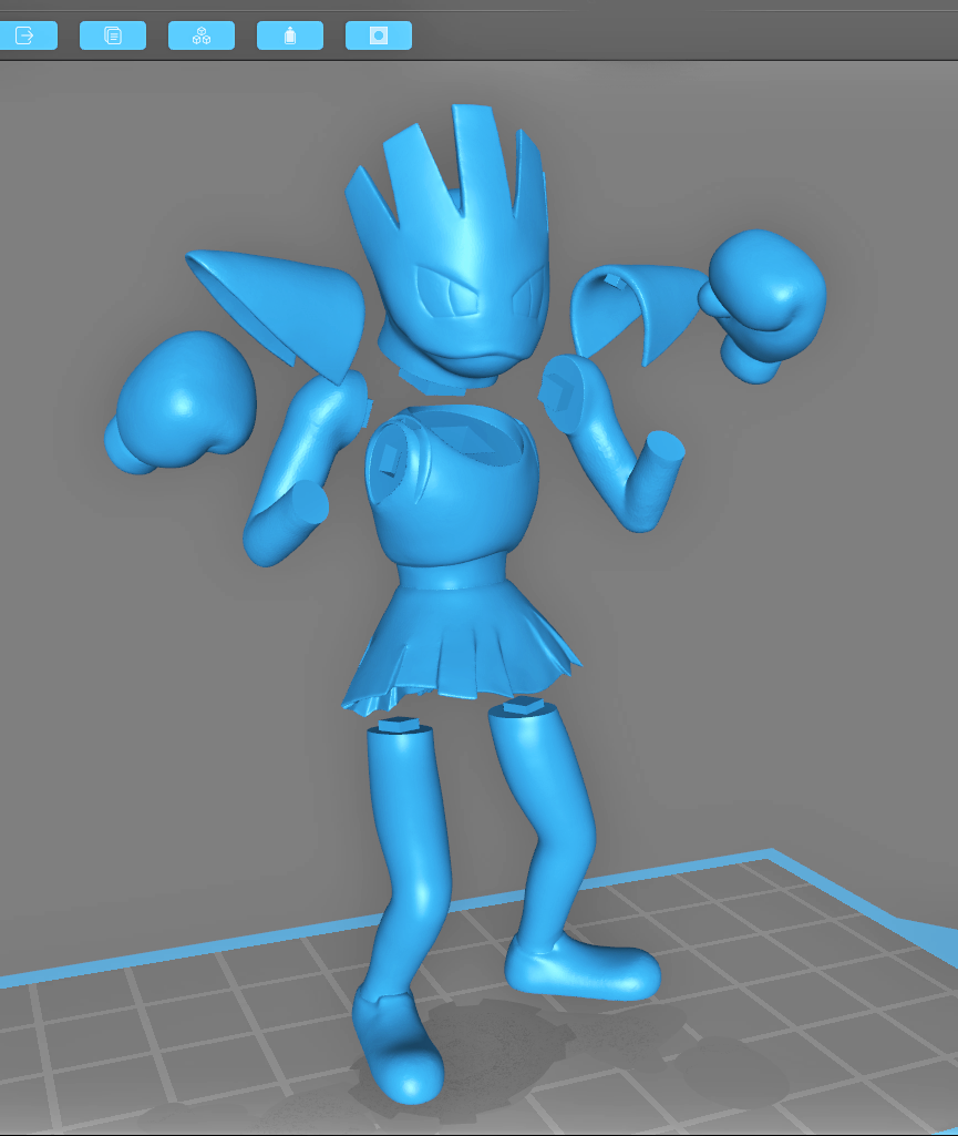 🐉 Hitmonchan Fight Pokemon Fanart Model・ 3D File for ・Cults