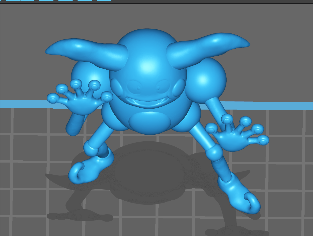 3D file MR. MIME POKEMON FANART MODEL 🐉・3D printable design to download ...