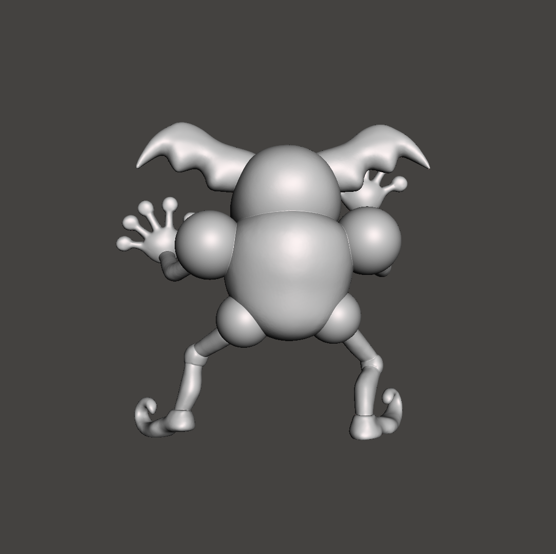 3D file MR. MIME POKEMON FANART MODEL 🐉・3D printable design to download ...