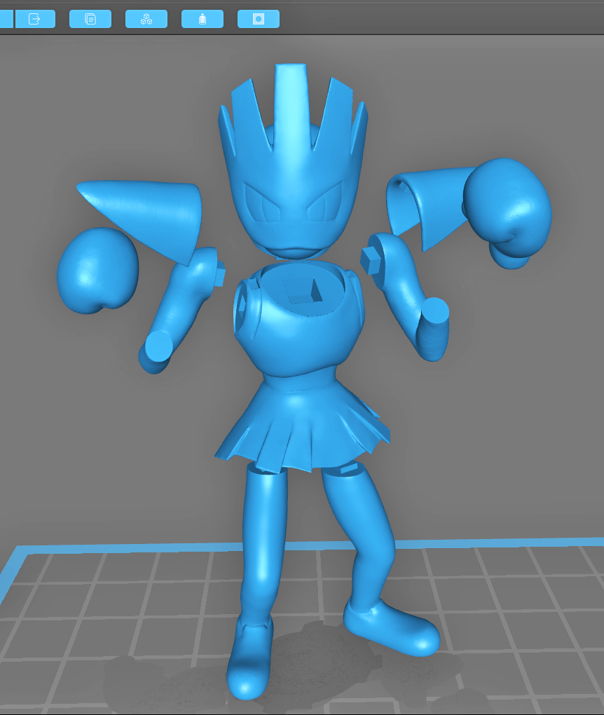 🐉 Hitmonchan Fight Pokemon Fanart Model・ 3D File for ・Cults