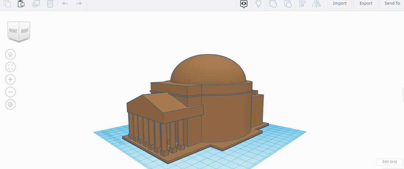 🏗️ The Pantheon・Free STL File for ・Cults