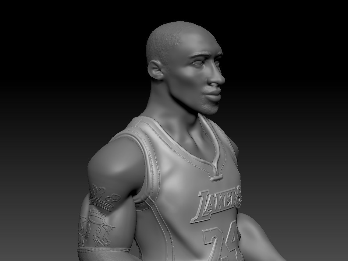 3D file Kobe Bryant 3d print model 🧺 ・3D printable model to download・Cults