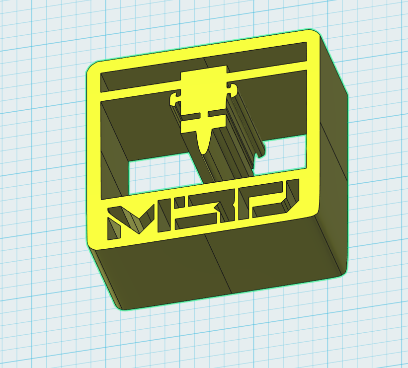 Free STL file M3D Printer Logo 🖨️ ・Design to download and 3D print・Cults