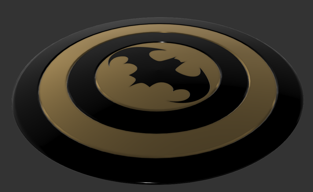 🛡️ batman shield・Free STL File for ・Cults