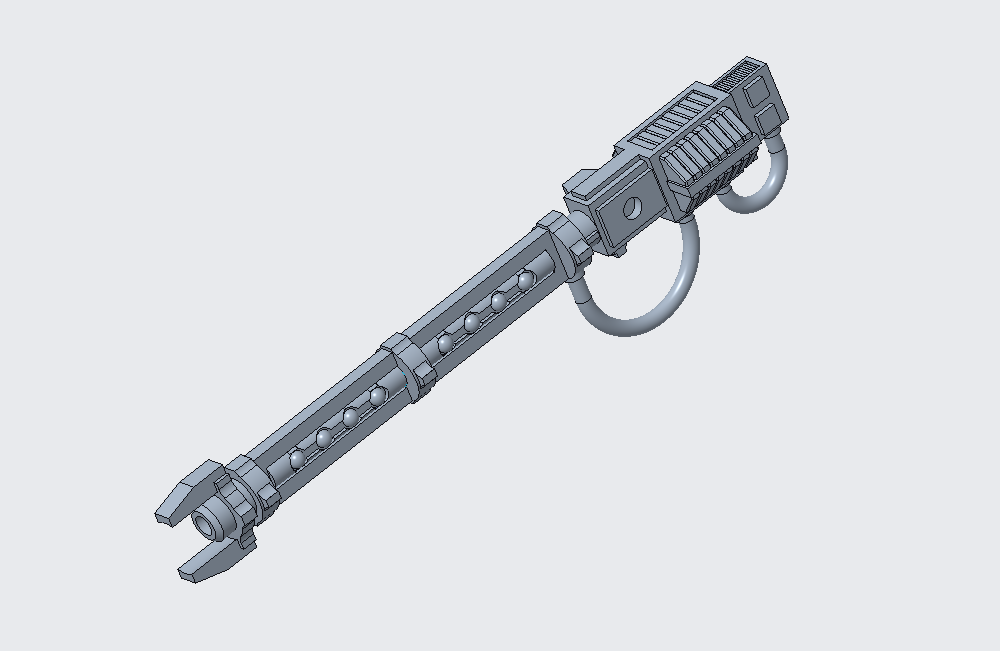 🔫 Necron Heavy Destroyer Heavy Gauss Cannon・Free STL File for ・Cults