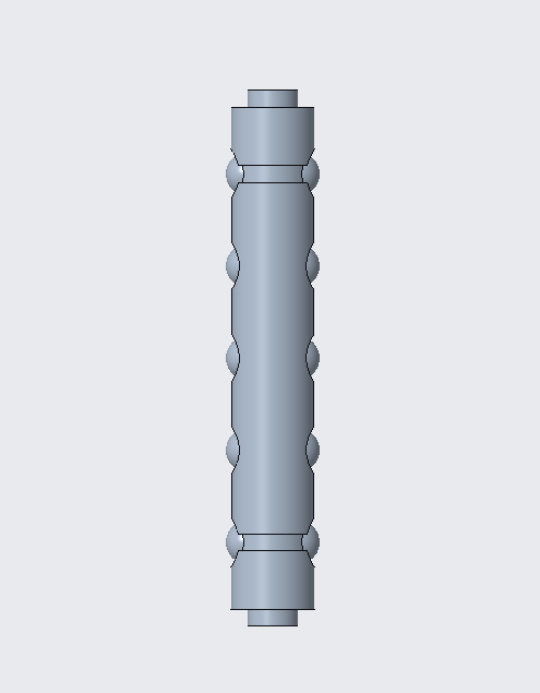 🎲 Necron warrior, destroyer green rod part.・Free STL File for ・Cults