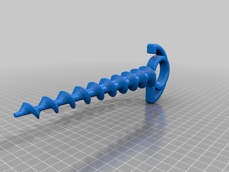 🏕️ Orang Scrw - Lightweight Camping Anchor・Free 3D File for ・Cults