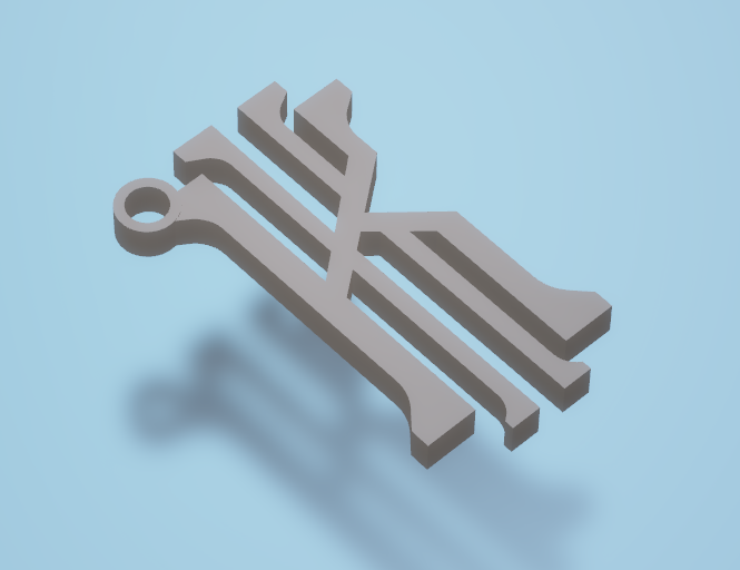 STL file Kyrie Irving Logo Keychain 🗝️・3D printer design to download・Cults