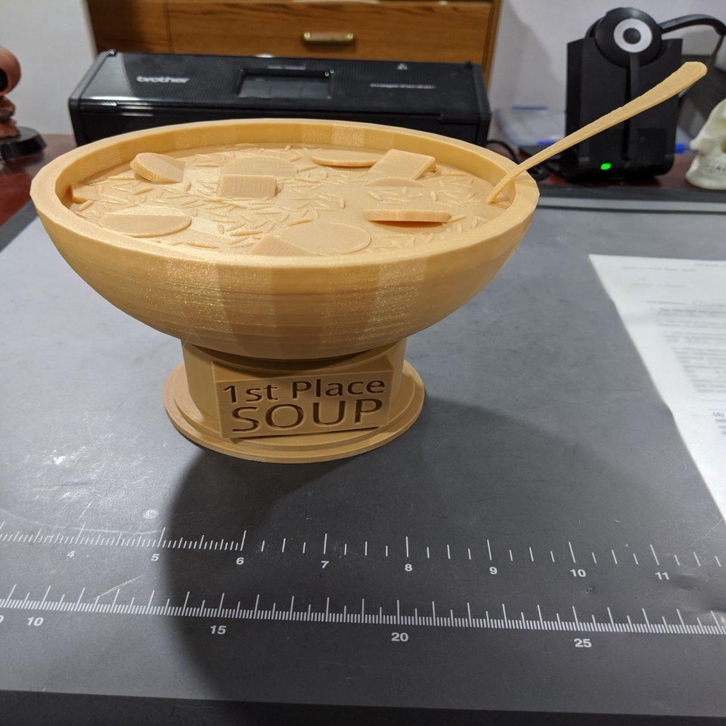 Free 3D file First 1st Place Soup Trophy 🥇 ・3D print design to download ...