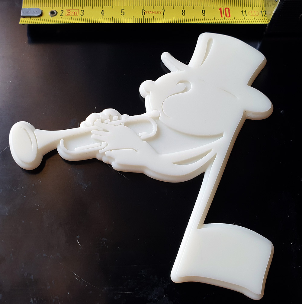 Archivo STL Altavoz Jukebox con logotipo Johnny One Note 🚩 ・Modelo de ...