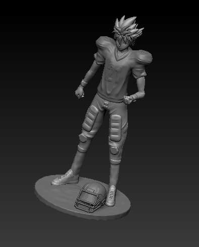 STL file Sena Kobayakawa | Eyeshield 21 (fan art) 🎨 ・Template to ...