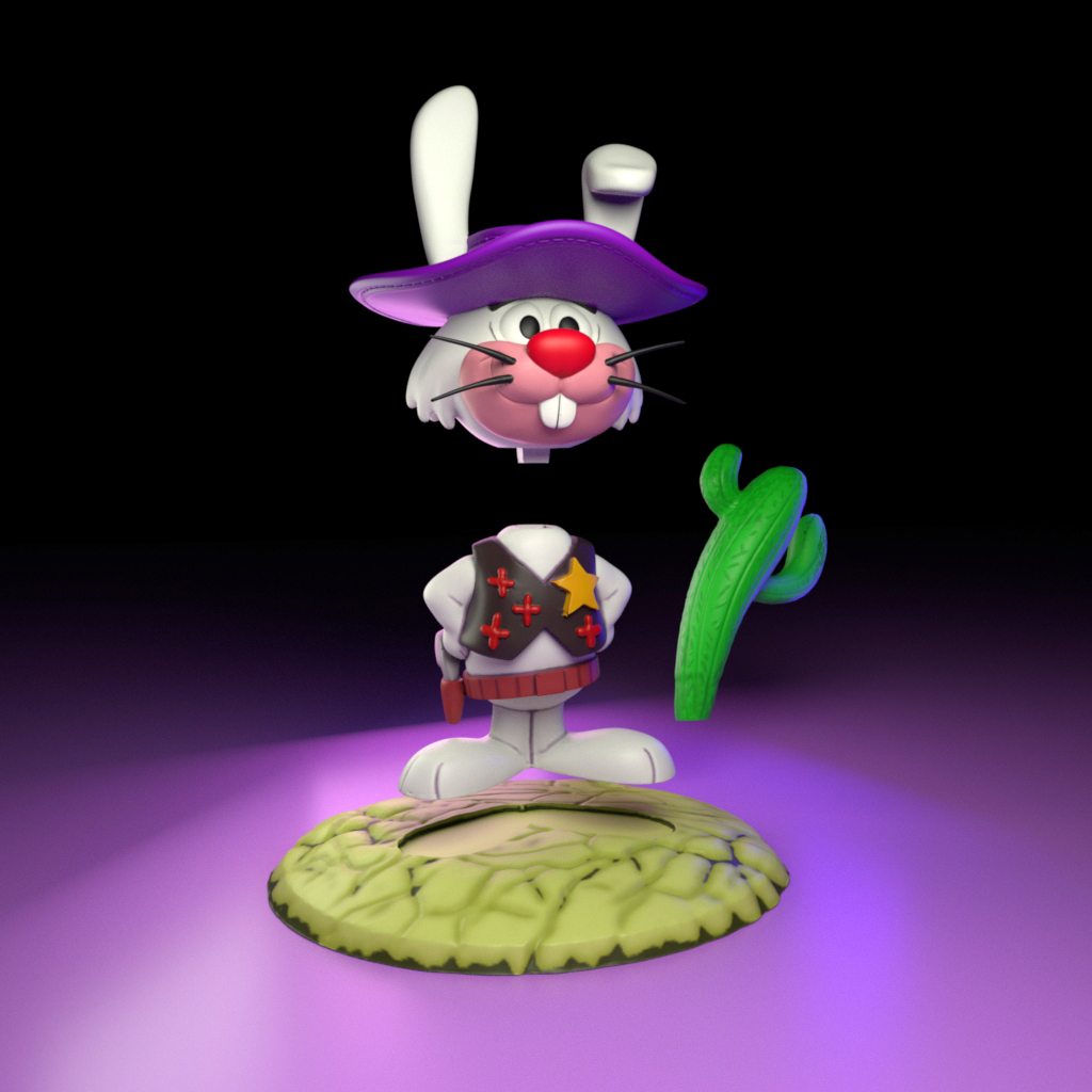 3D file Ricochet Rabbit 🐇 ・3D printable model to download・Cults