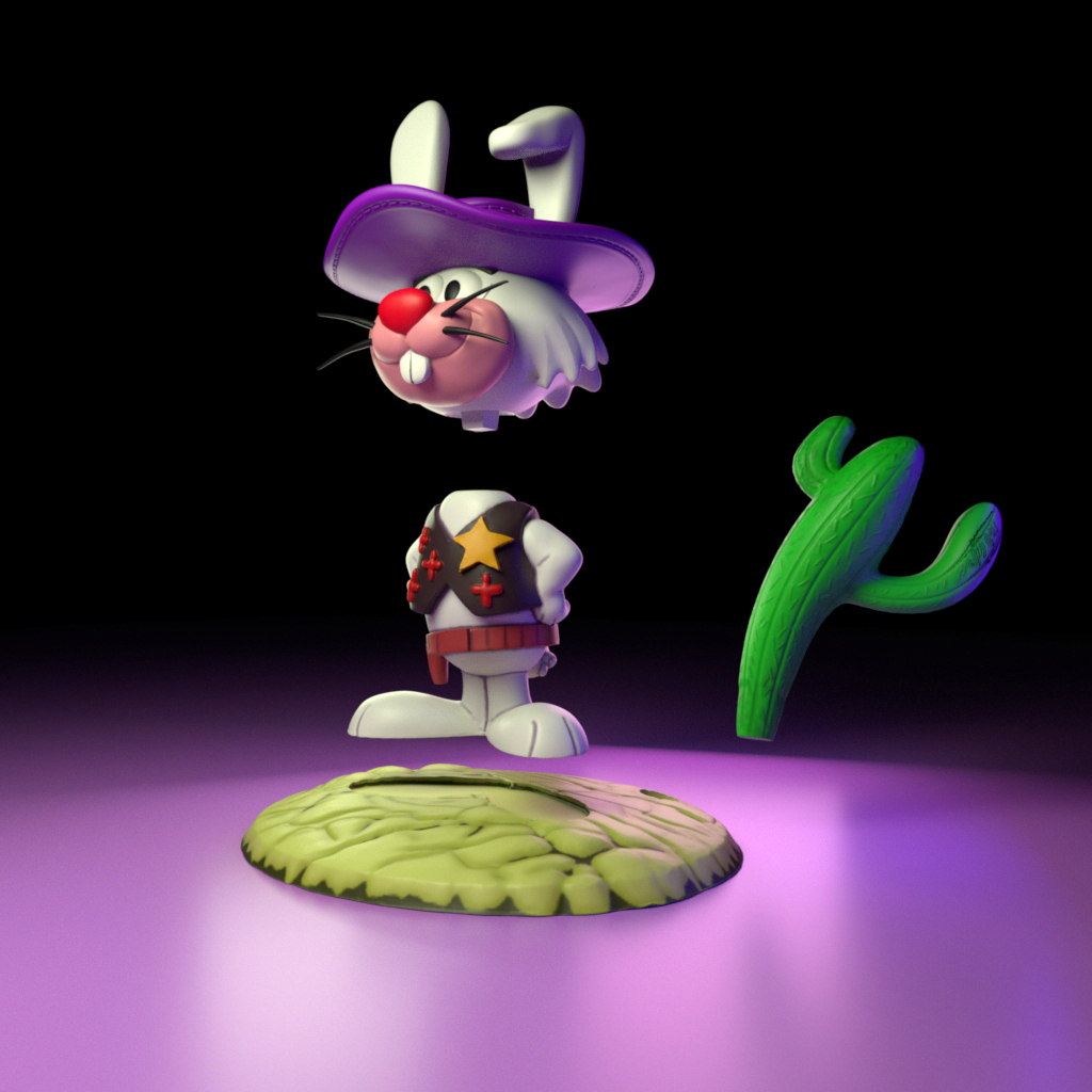 3D file Ricochet Rabbit 🐇 ・3D printable model to download・Cults