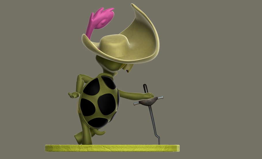 🐢 Touche Turtle - 15 Cm・ 3D file for ・Cults