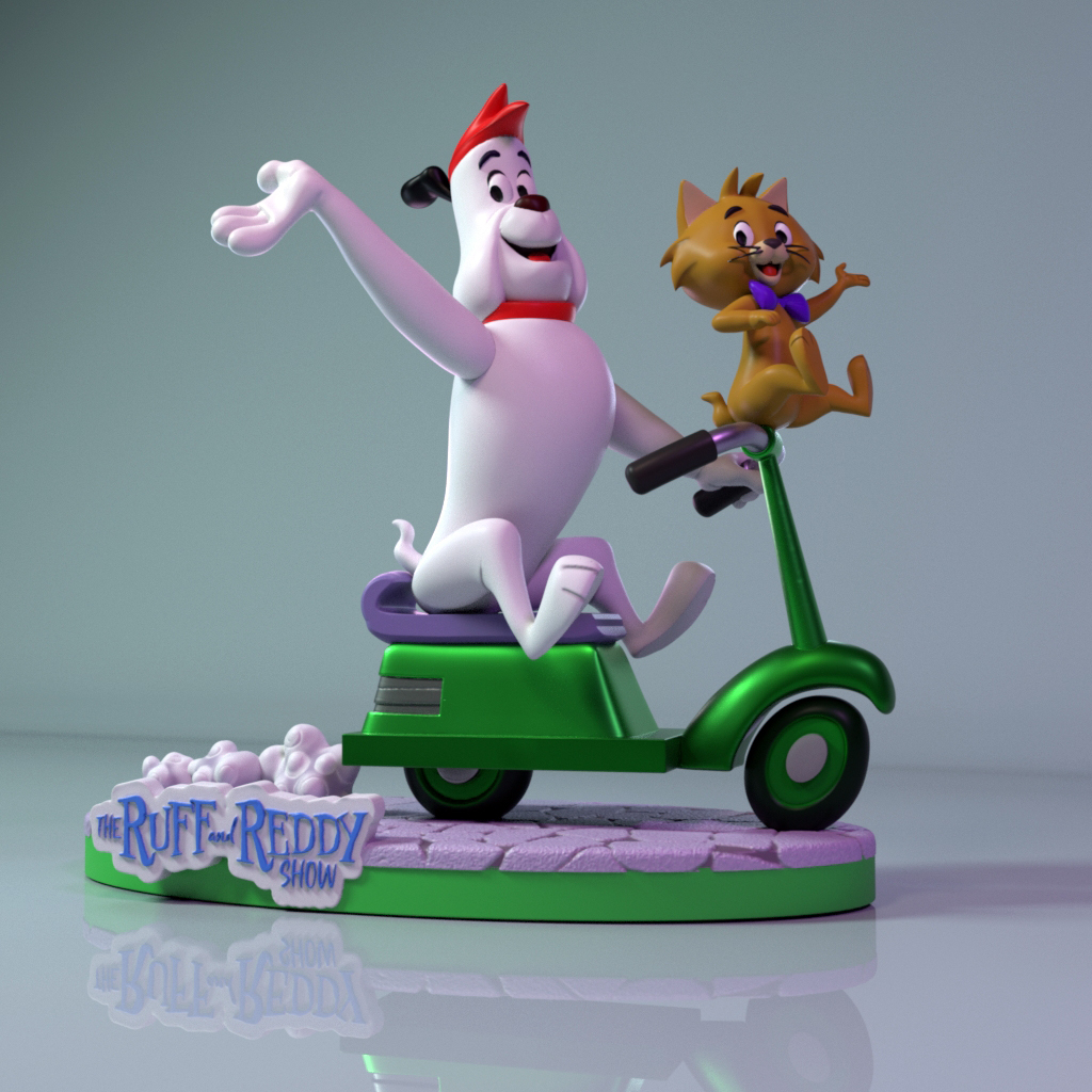 🐕 Ruff And Reddy・ 3D File for ・Cults