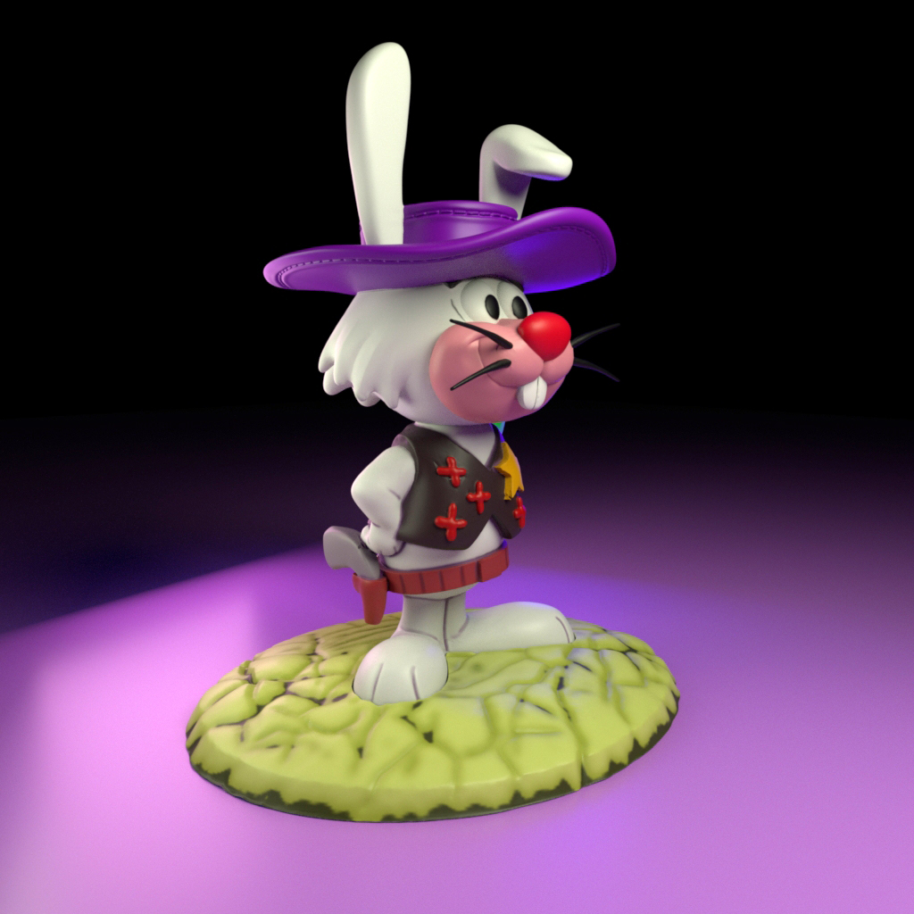 3D file Ricochet Rabbit 🐇 ・3D printable model to download・Cults