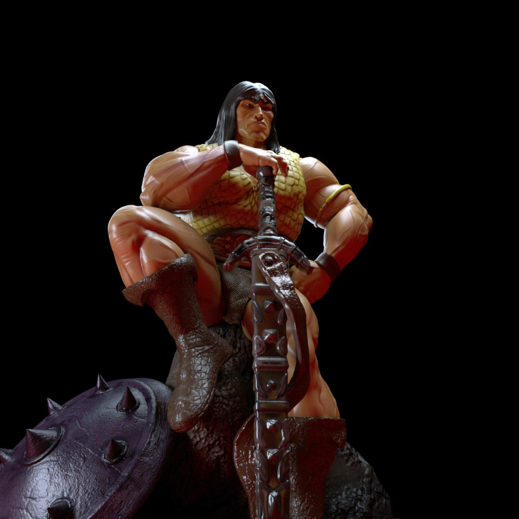 3D file Conan - The Barbarian 🎨 ・Model to download and 3D print・Cults