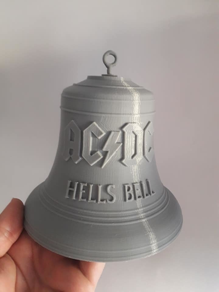 🔔 ACDC BELL MUSIC・Free STL File for ・Cults