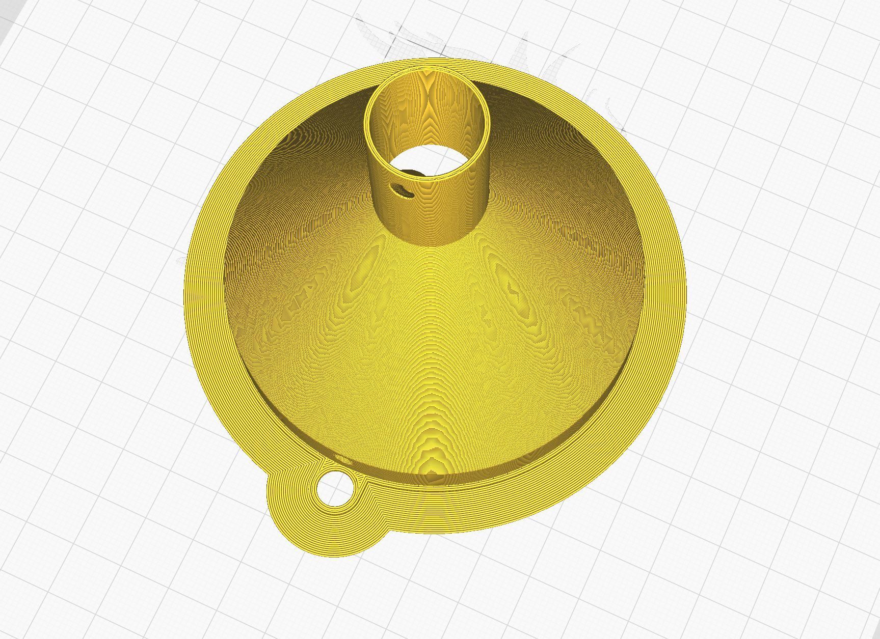 Free STL file Funnel with/without air return - Air return funnel ...