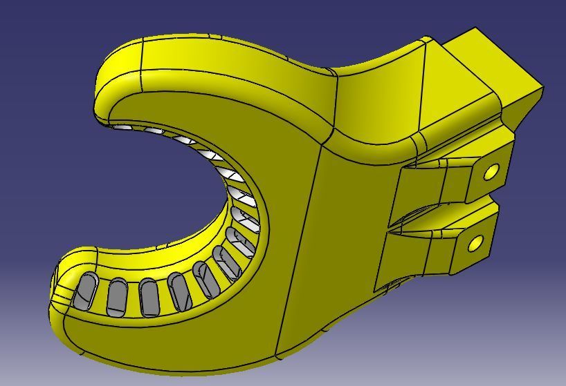 🧨 ARTILLERY SIDEWINDER 4020 FAN DUCT V3 46° BMG E3D-DRAGON-V6・ STL File ...