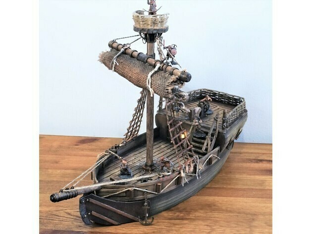 🚢 DND ship sail・Free 3D File for ・Cults