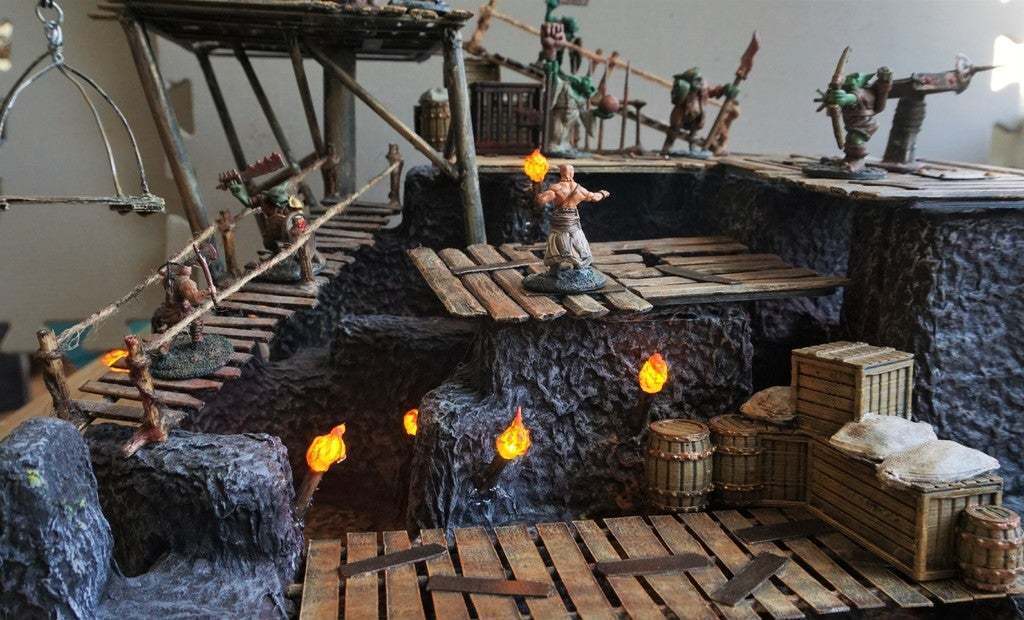 🪵 wooden Platform skeleton for tabletop games and dnd (video)・Free STL ...