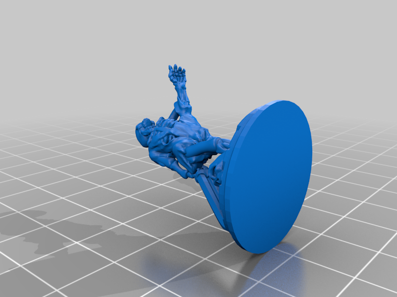 Free STL file Skeleton Grasping Out 25mm 💀・3D printing model to ...