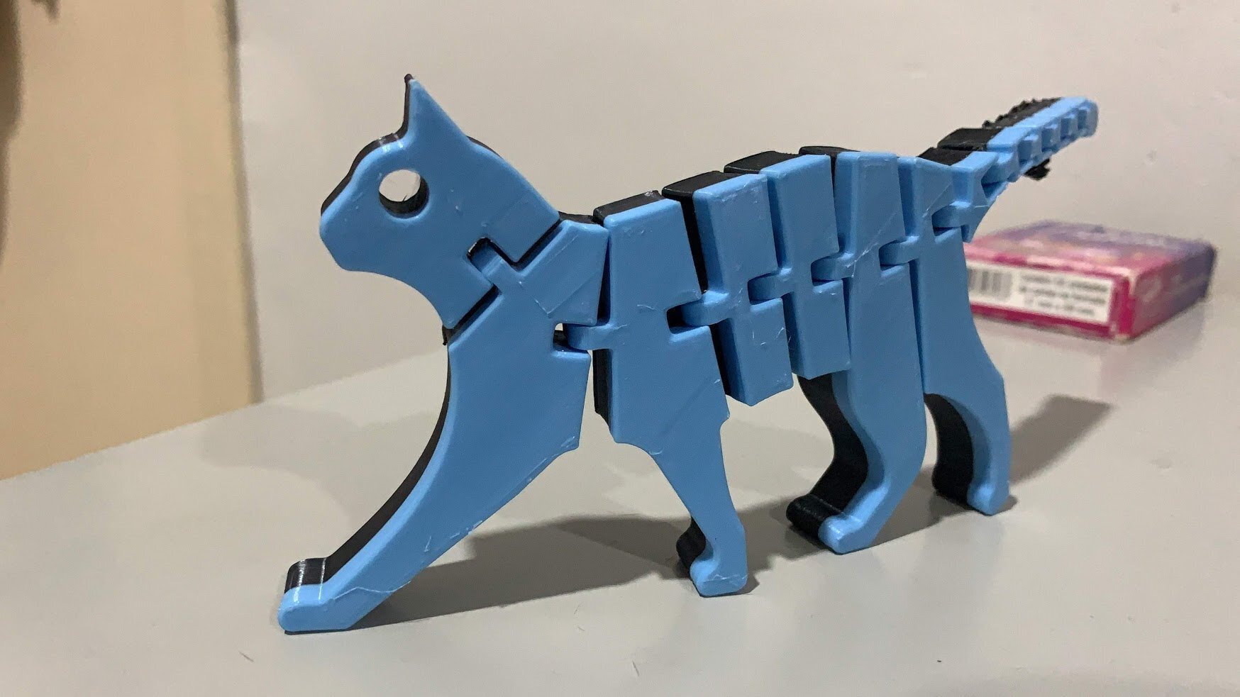 3D printing Flexi Cat keychain・Cults