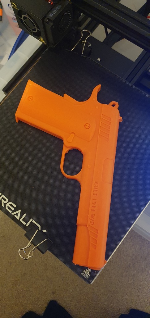 🚰 Colt 1911 Water Pistol・Free 3D File for ・Cults