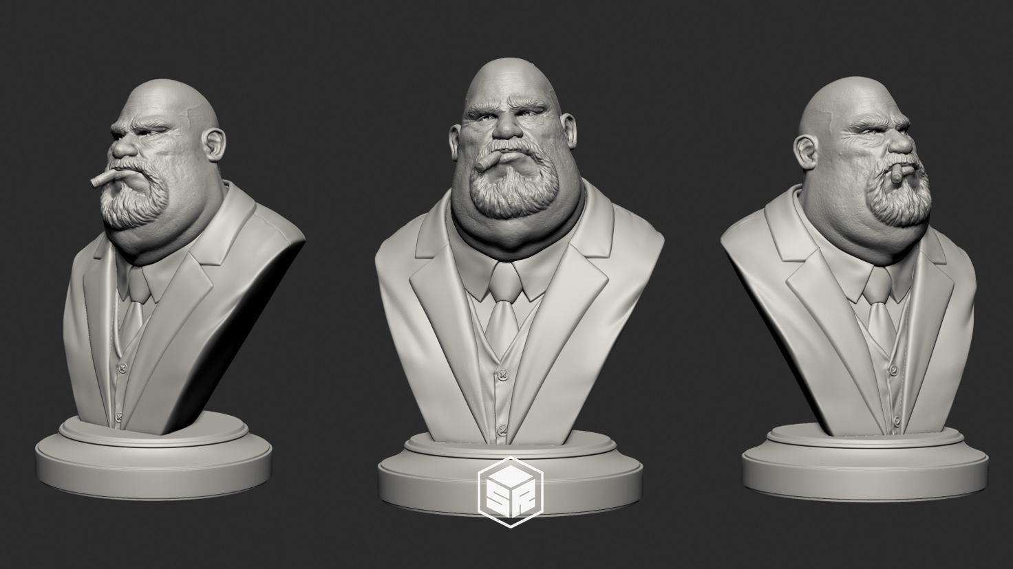 3D file Mafia Boss Variation B 🚬 ・3D printer design to download・Cults