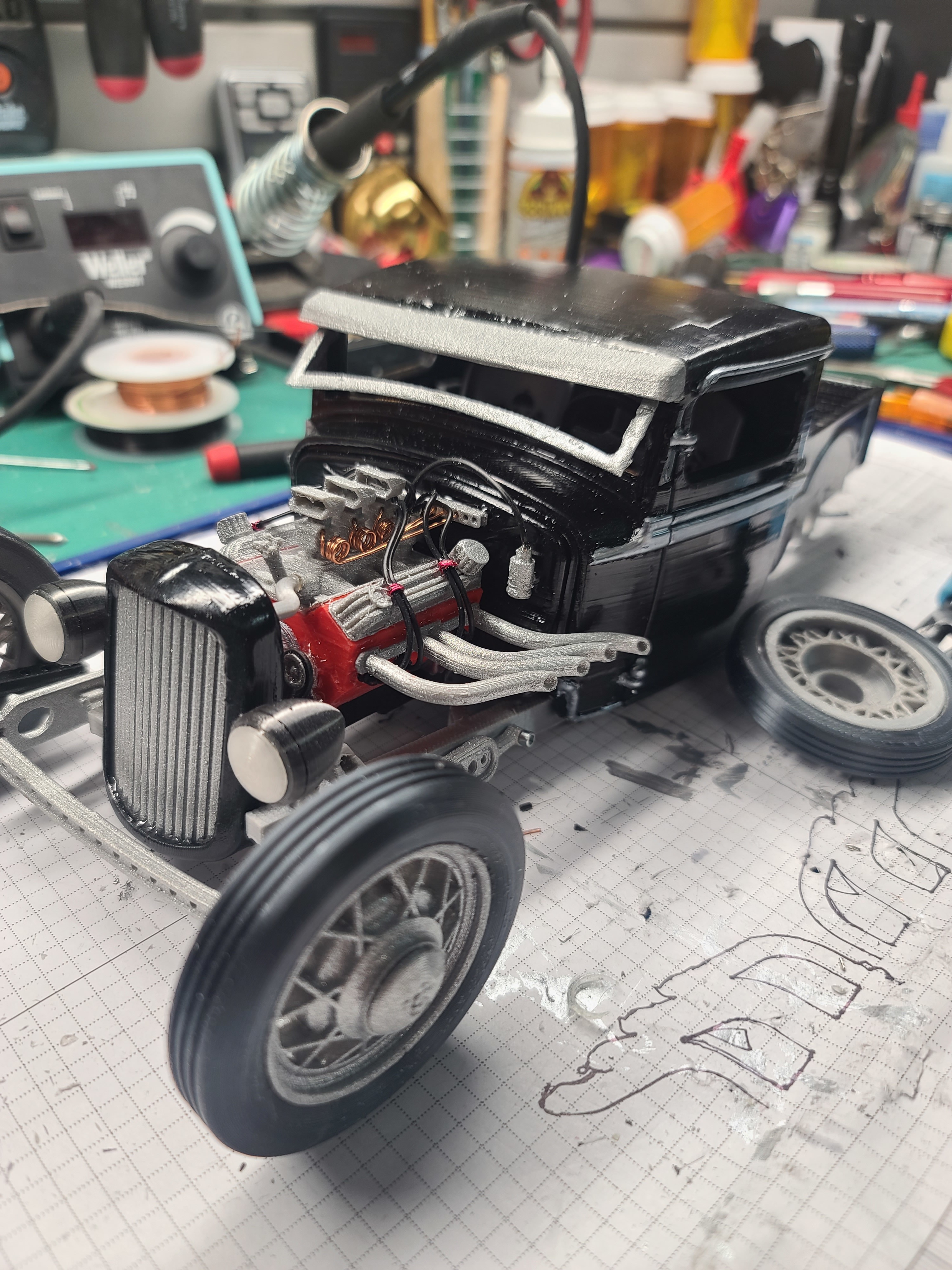 3D print 34' Ford Pickup Hot Rod • made with Creality 3D cr10s pro・Cults