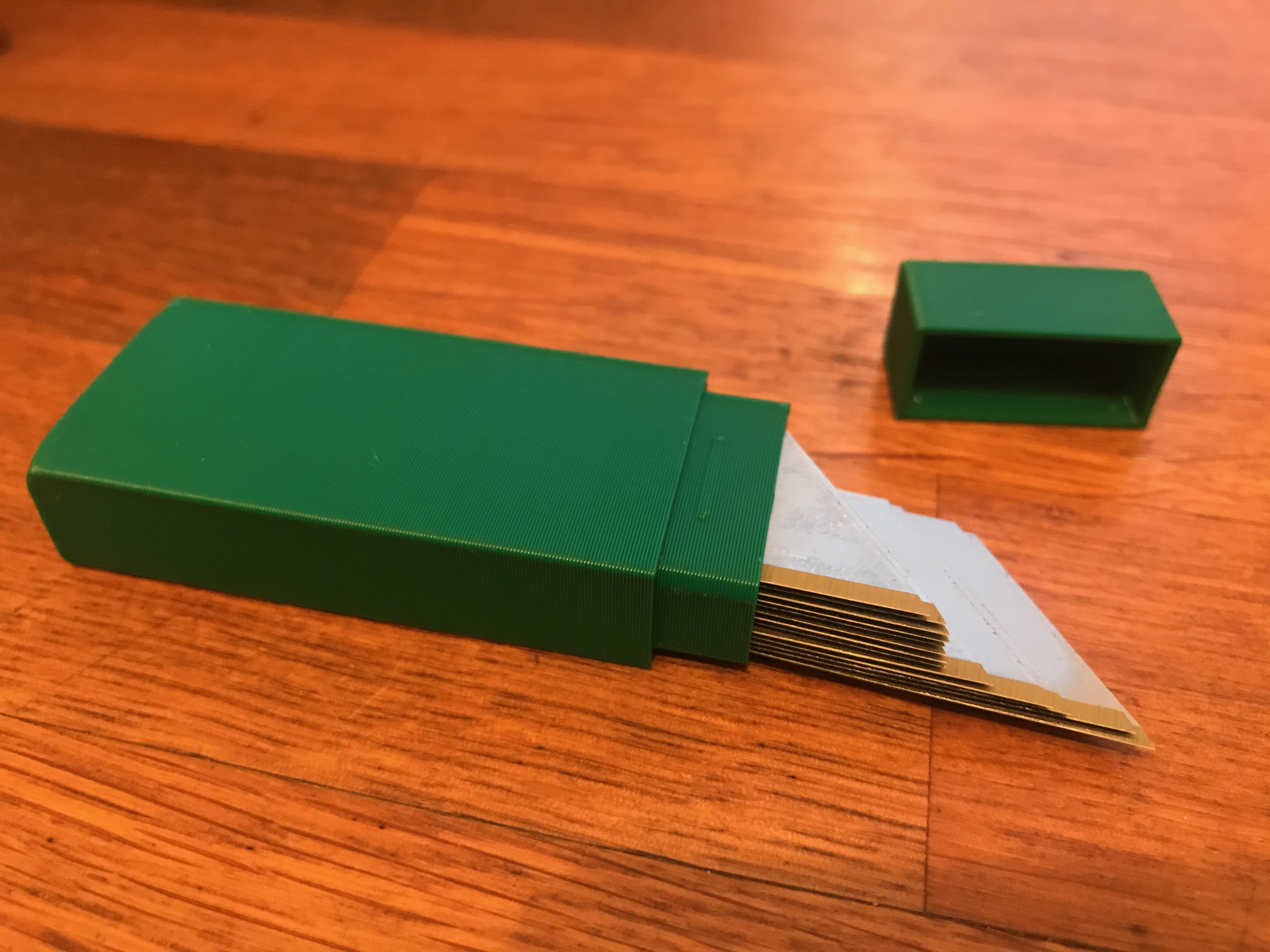 STL file Stanley Blade Holder/Case 🔪 ・3D printable model to download・Cults
