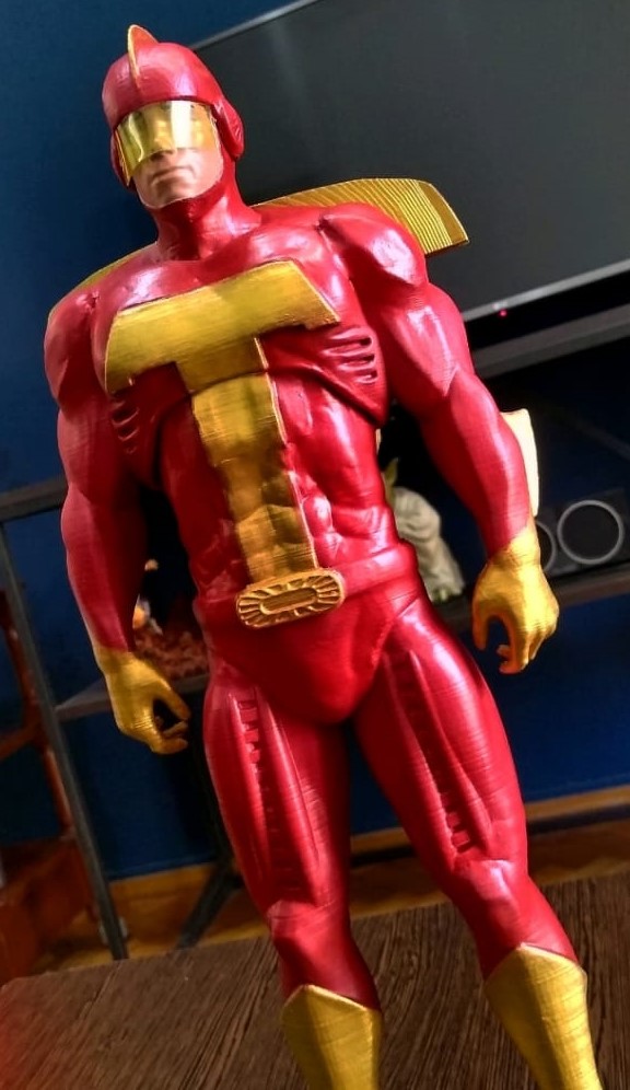 Archivo STL turboman escultura 👽 ・Design para impresora 3D para ...