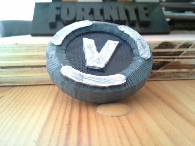 Free 3D file FORTNITE / V-bucks 🖨️ ・3D printer design to download・Cults
