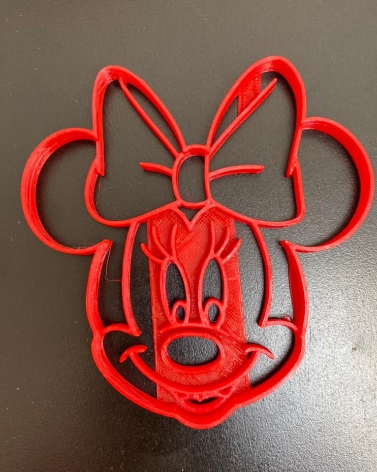 STL file minnie mouse cutter cutter 🐁 ・Model to download and 3D print・Cults