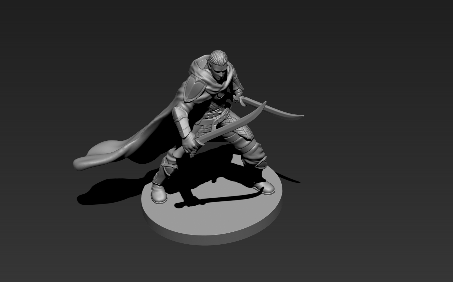 🧝 Elf Rogue Miniature・ STL File for ・Cults