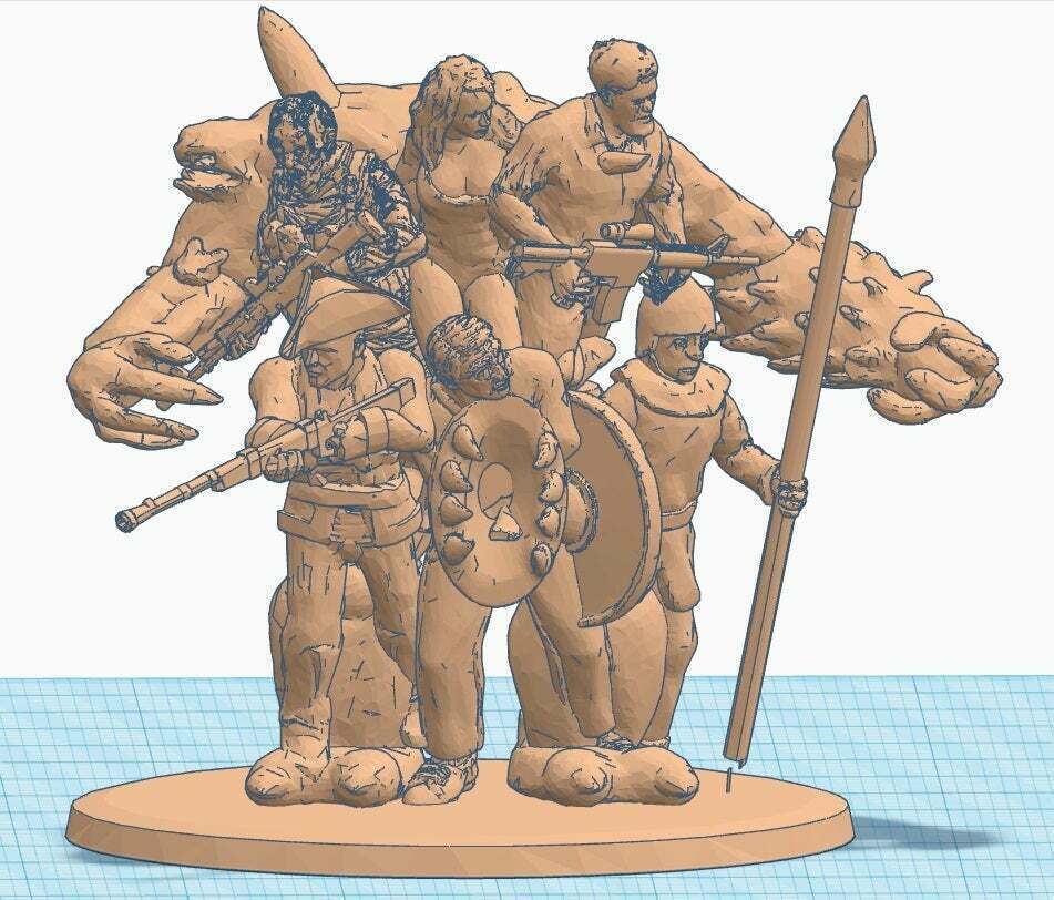 🇦🇶 Flesh Column - GWAR : Rumble In Antarctica・Fichier STL Gratuit pour ...