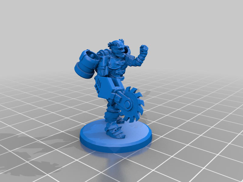 Free STL file Sawborg Destructo - GWAR: Rumble In Antarctica 🇦🇶 ・3D ...