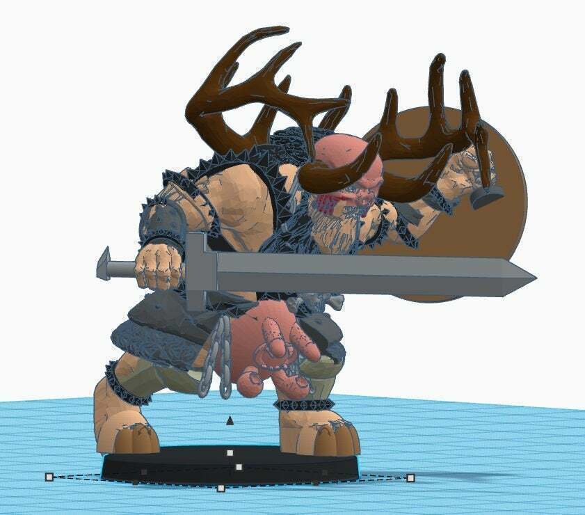 🇦🇶 Blothar: The Berserker - GWAR: Rumble In Antarctica・Free STL File ...