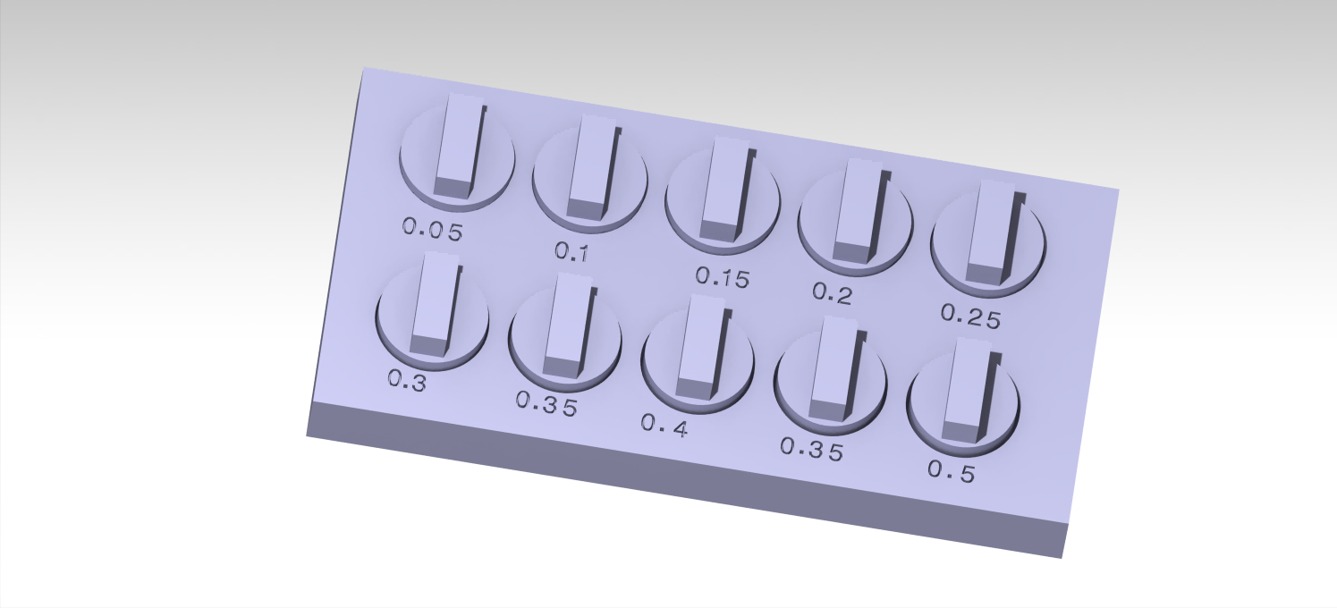 🔧 clearance and tolerance tester・Free STL File for ・Cults