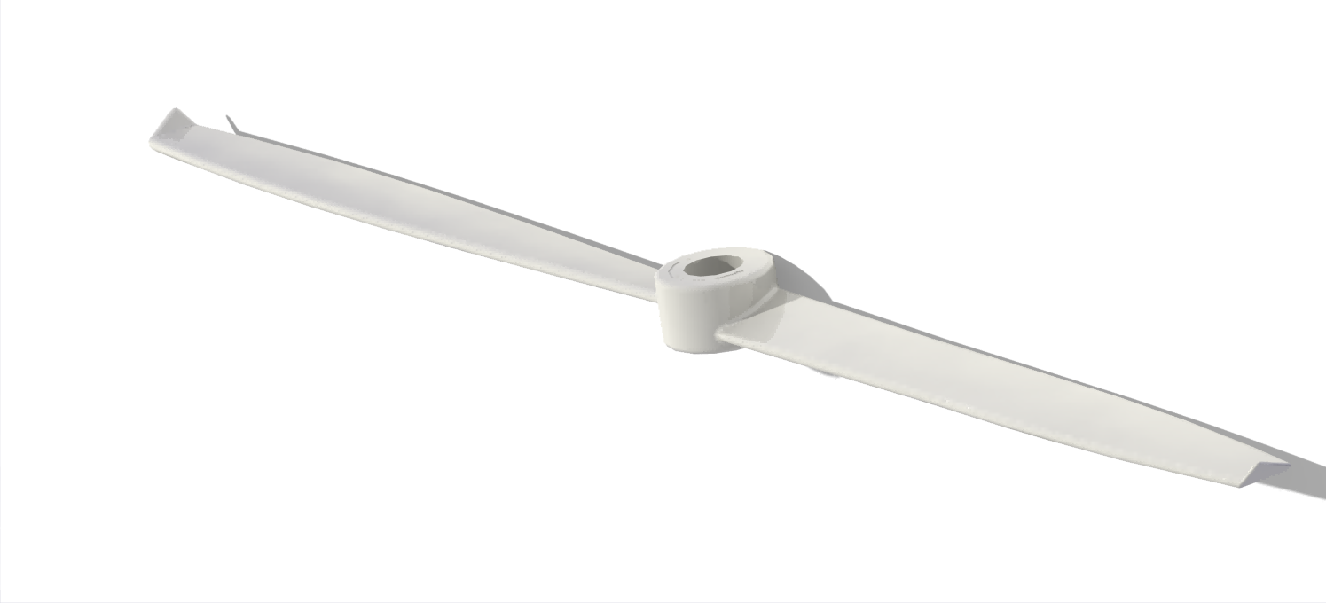 🚁 Propeller blade with winglets CW and CCW・ STL File for ・Cults