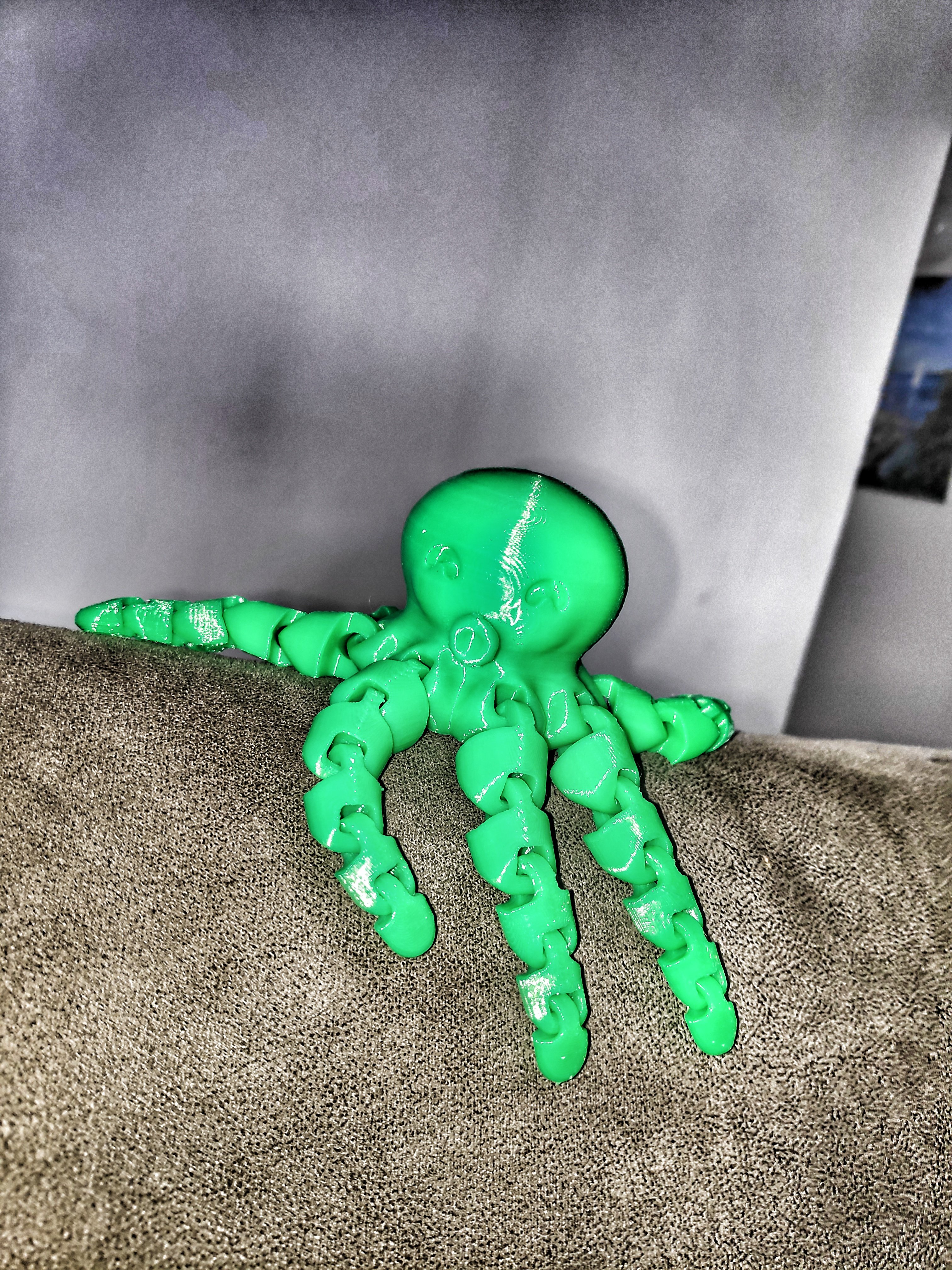 3D printable Cute Mini Octopus・Cults