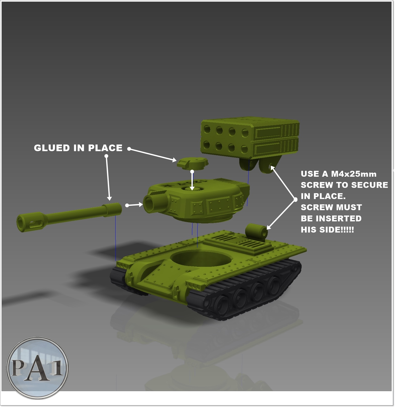 STL file SUPPORT FREE TANK - NOZZLE HOLDER AND STORAGE BOX 🆓 ・3D ...