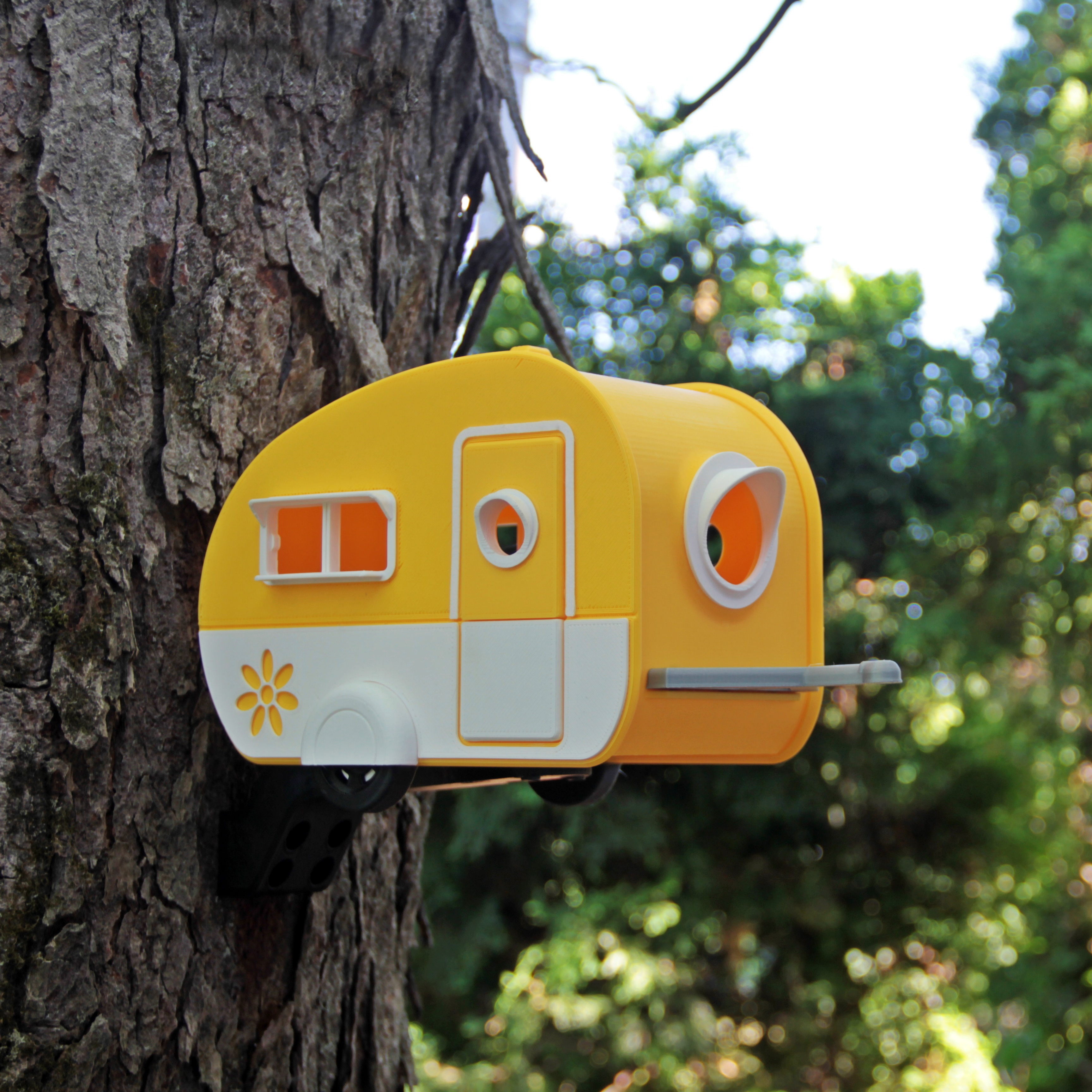 🏕️ CUTE CARAVAN BIRDHOUSE・ STL File for ・Cults