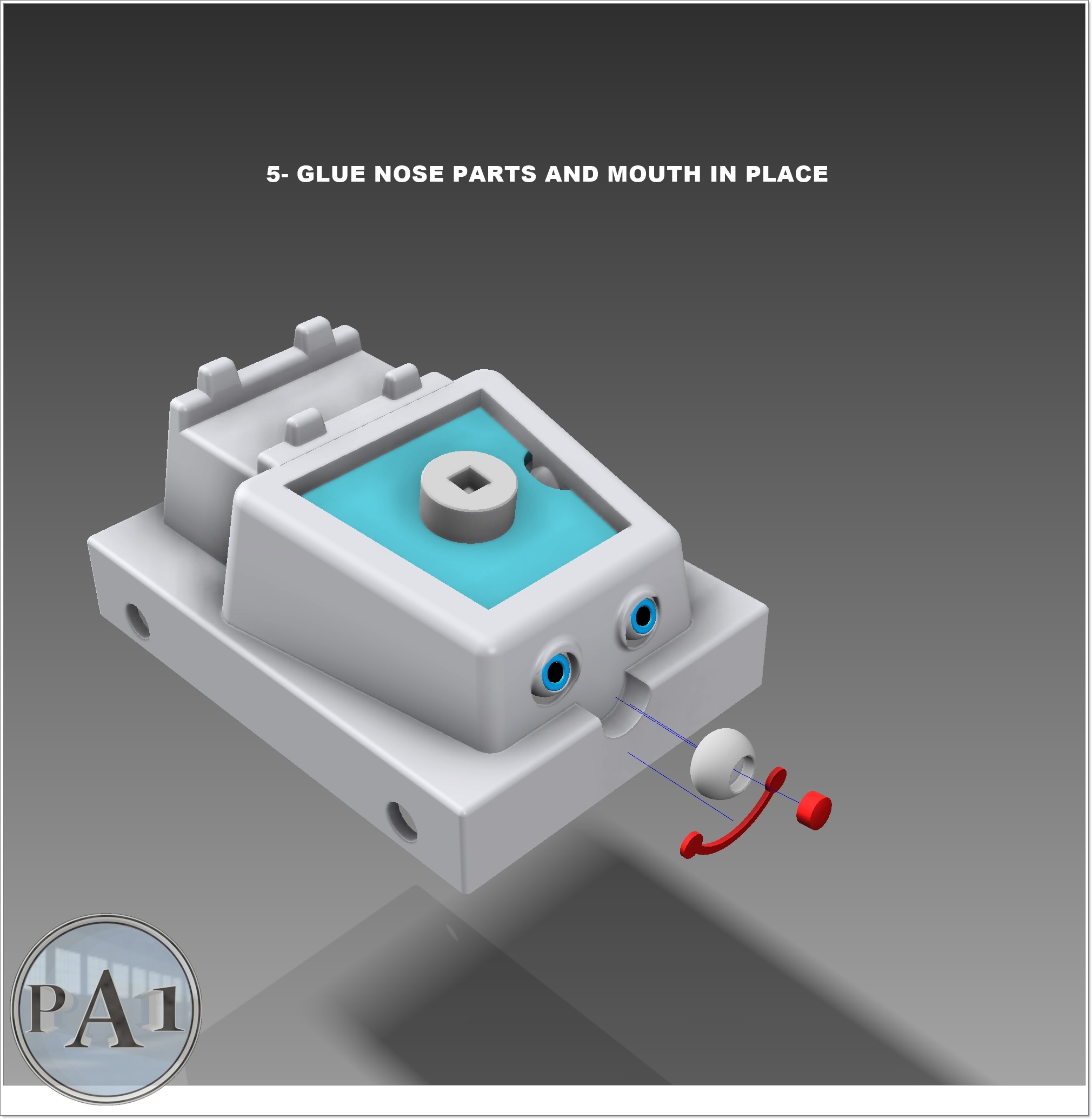 STL file MINI RETRO TOYS - Chatter phone (with moving eyes!) 📞 ・3D ...