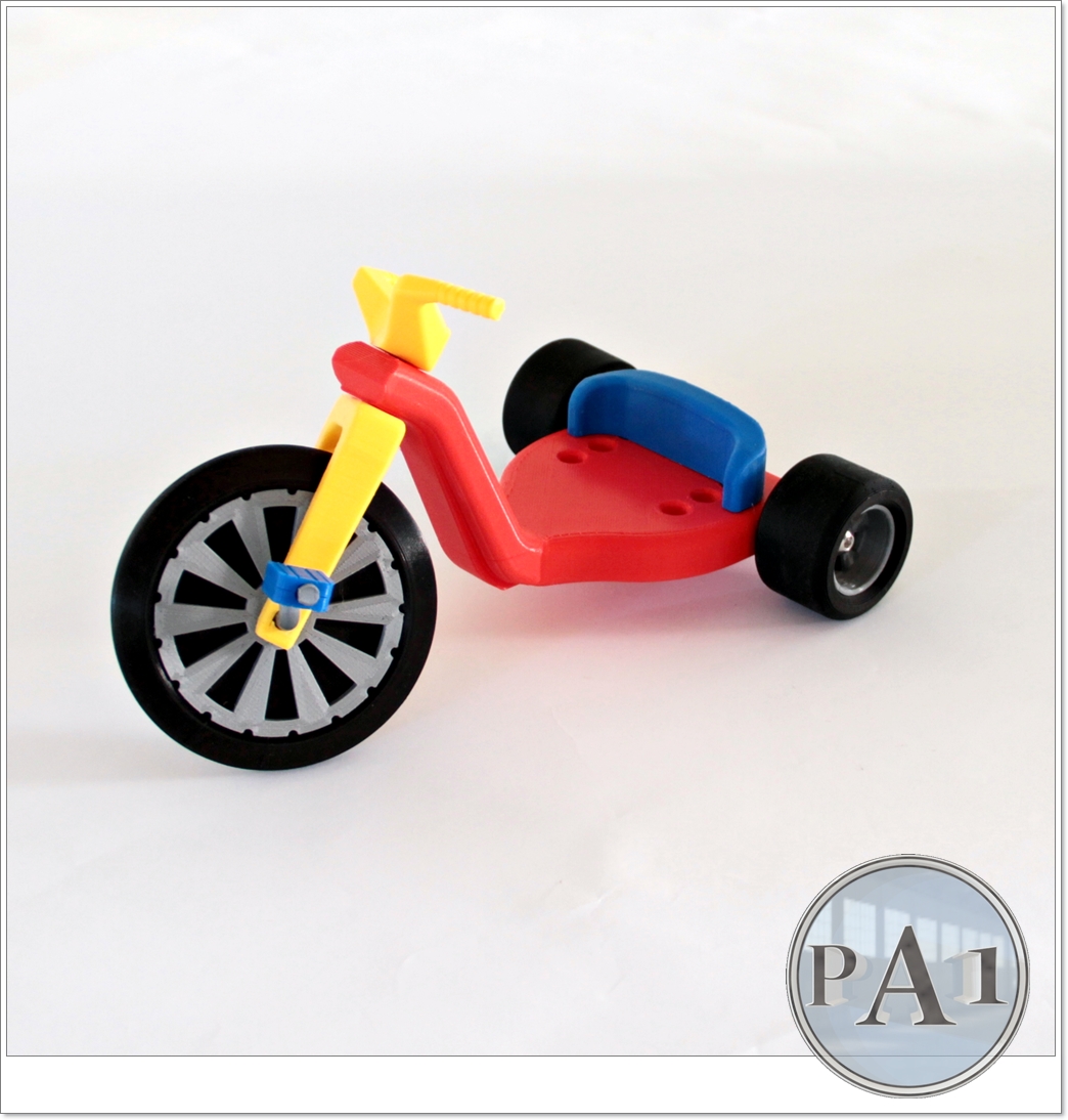 🛞 MINI RETRO TOYS - Big Wheel Bike・ 3D File for ・Cults
