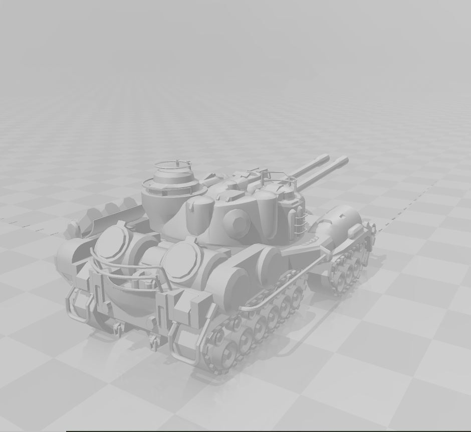 🪖 Fallout 4 tank・Free STL File for ・Cults