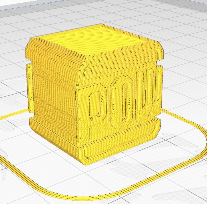 🎲 POW block mario kart・Free STL File for ・Cults